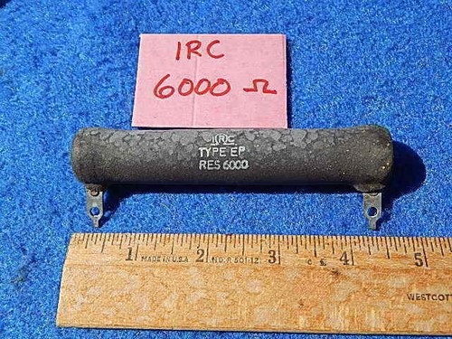 Resistor - IRC 6000 Ohm fixed vitreous enamel wire wound | eBay