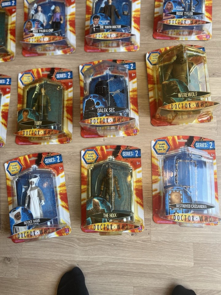 Doctor Who Series 2 Boxed Figures Collection (X20), Number Of Rare ...