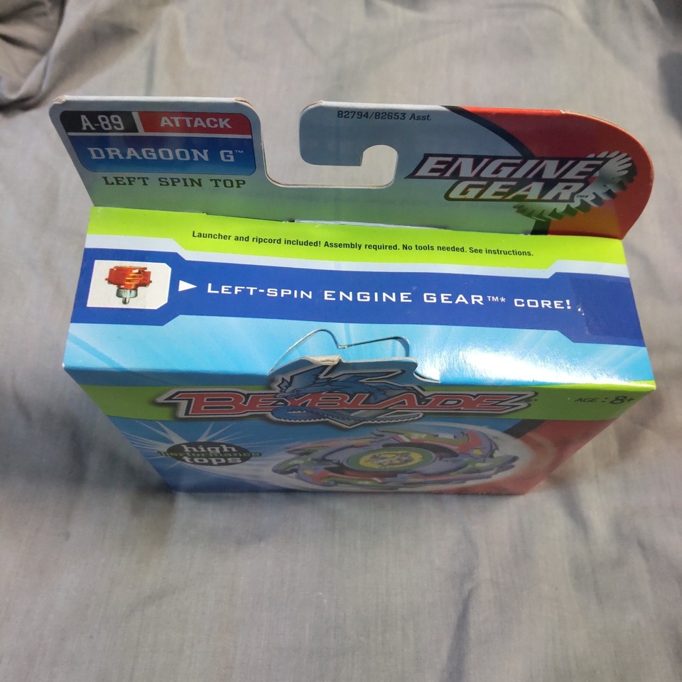 A-89 Dragoon G (Galaxy) Blue Metallic ver. - HASBRO Beyblade G ...