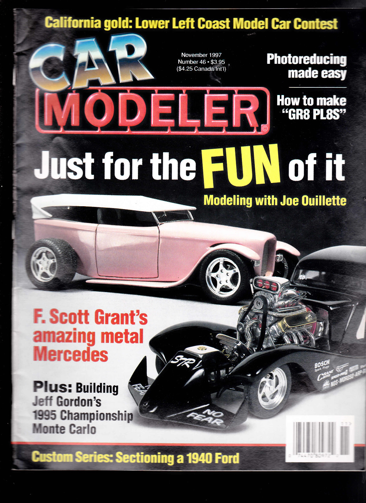 November 1997 Car Modeler Magazine #46 Modeling with Joe Ouillette | eBay