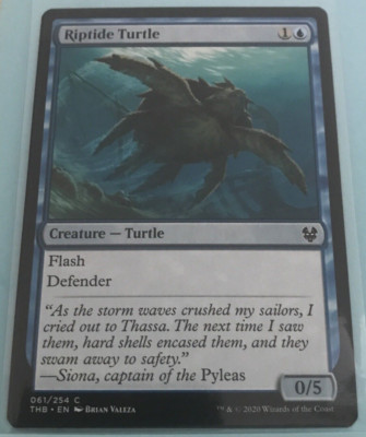 Riptide Turtle MTG Theros Beyond Death 061/254 Regular Common | eBay