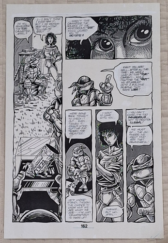 TEENAGE MUTANT NINJA TURTLES #4 PAGE 20 1990 MIRAGE TPB ORIGINAL COMIC ...