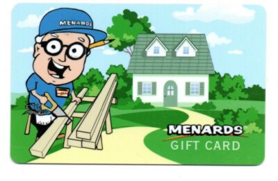 Menards Cartoon Character Carpenter Gift Card No $ Value Collectible | eBay
