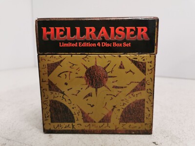 Hellraiser Limited Edition Puzzle Box 4-Disc DVD Box Set & Booklet ...