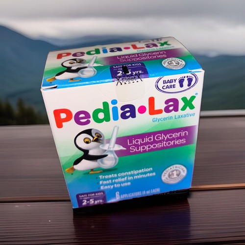Pedia-Lax Liquid Glycerin Laxative-6 Applicators Treats Constipation In ...