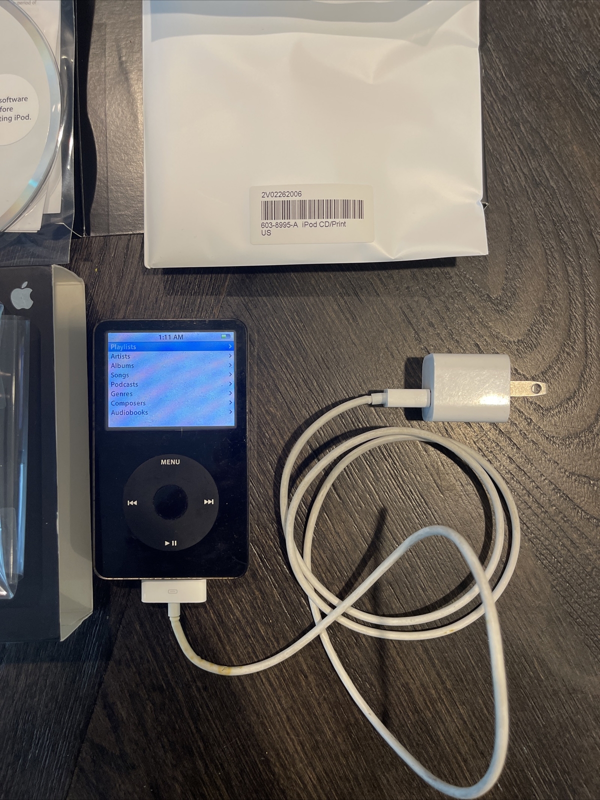 APPLE iPOD 30 GB BLACK w/Original Box MA146LL/A And Box Accessories | eBay