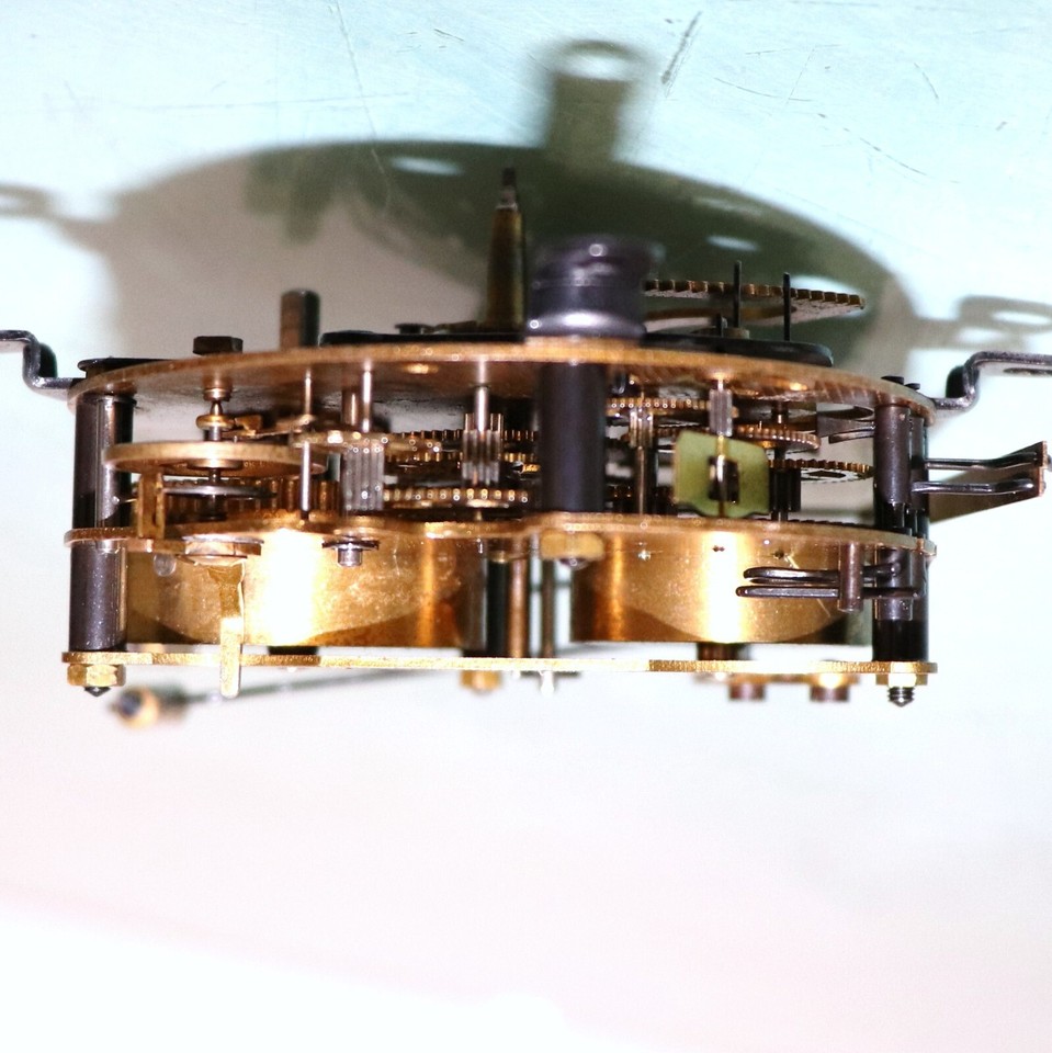 JUBA SCHATZ Mantel Top! Clock RARE Vintage 3 Bar Chime 1950s High Gloss ...