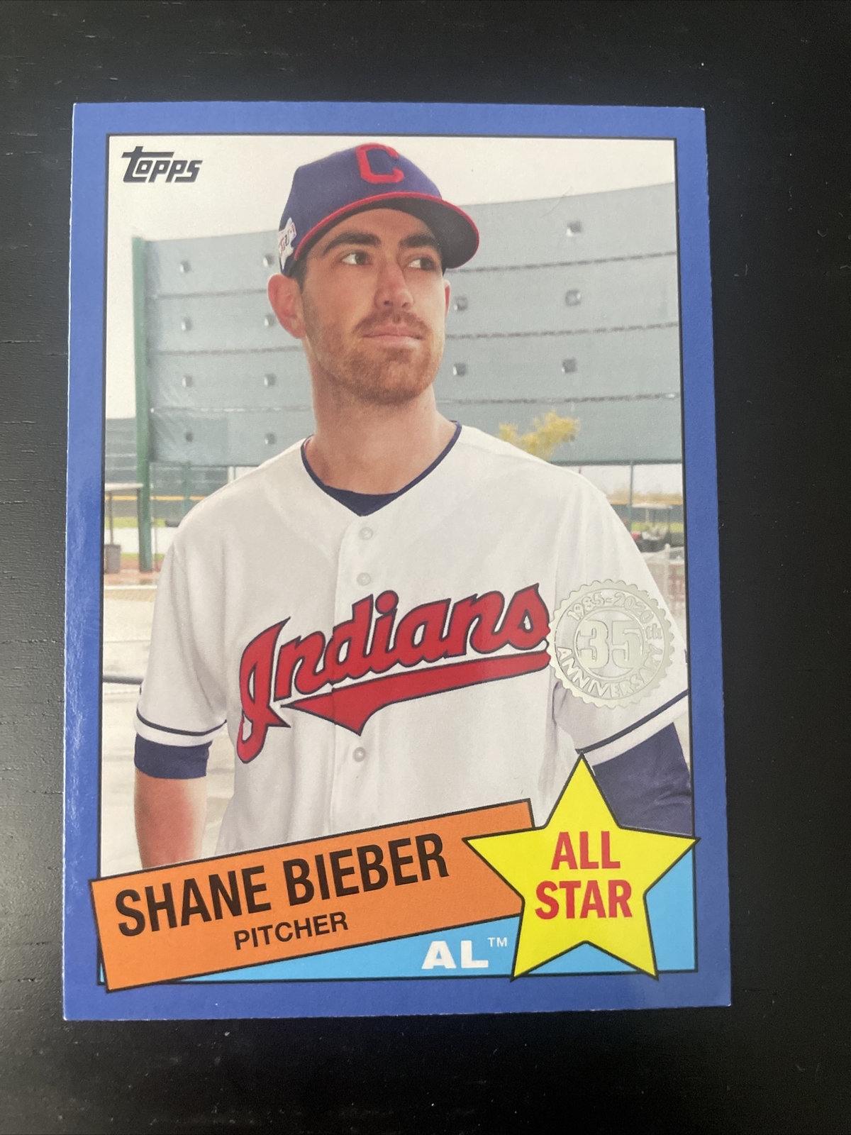 SHANE BIEBER 2020 Topps Series 2 1985 All Stars Blue #85AS-47 Cleveland ...