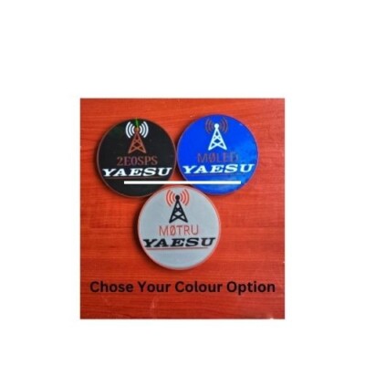 Shack Desktop Coaster with your Call Sign & Yaesu Logo | eBay UK