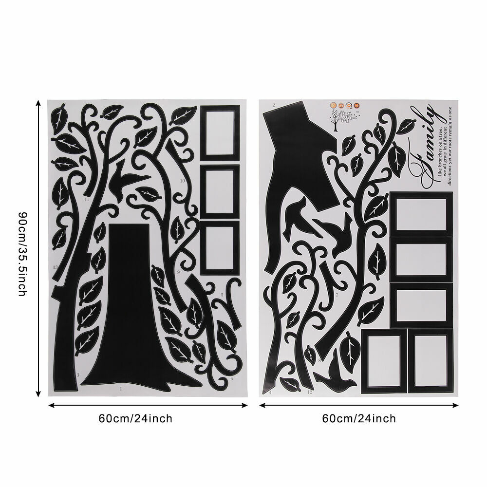 Large Family Tree Wall Stencil