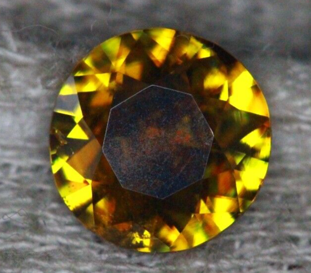 1.55 CT Rarest Color Change Natural Sphene/Titanite Cut Gemstone @pak ...