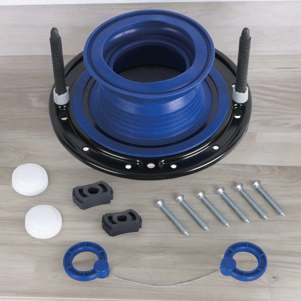 Premium Flange Repair Kit One-N-Done Plumbing Seals Toilet DIY Heavy ...