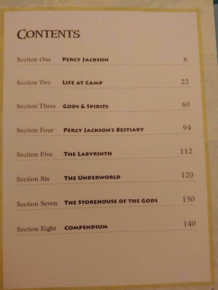 Disney Hyperion Percy Jackson & The Olympians Ultimate Guide Book ...