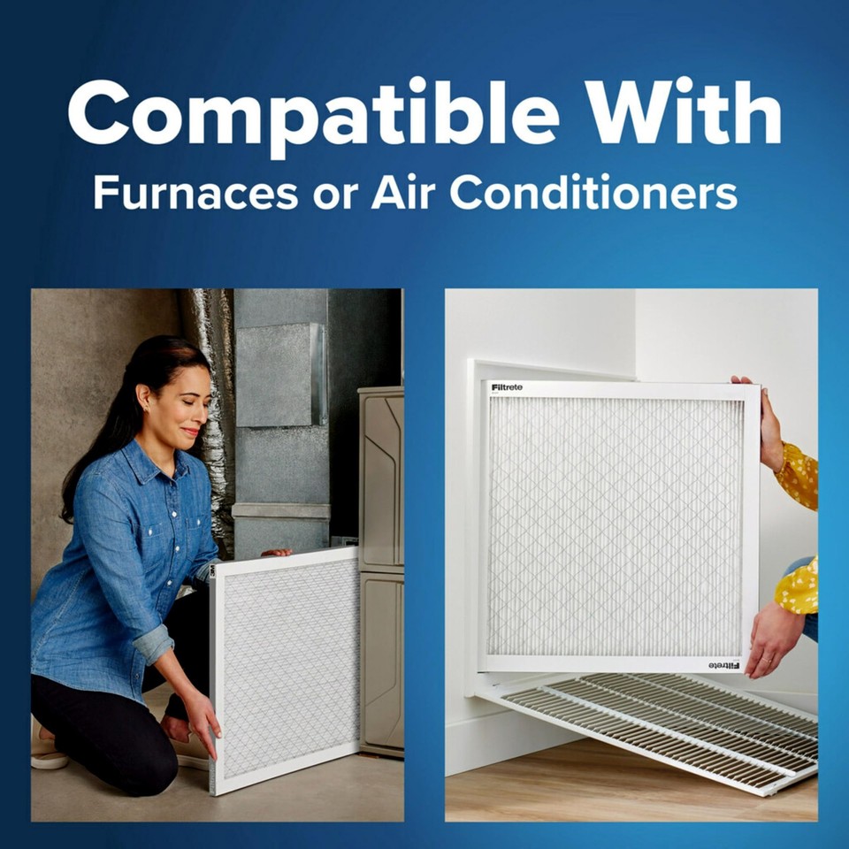 16x20x1 AC Furnace Air Filter, MERV 5, MPR 300, Capture Unwanted ...
