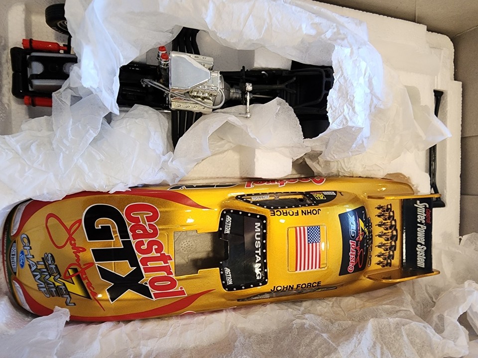 NHRA JOHN FORCE ACTION RACING CASTROL FUNNY CAR CAR 1:24 | eBay