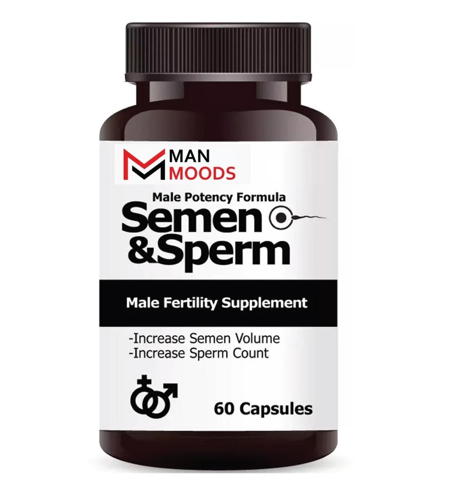 (2 Pack) Semen & Sperm Male Fertility Supplement Increase Volume Herbal ...