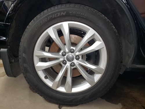 17 18 19 AUDI Q7 Wheel 19x8-1/2 (alloy), (5 double spoke), w/Center Cap ...