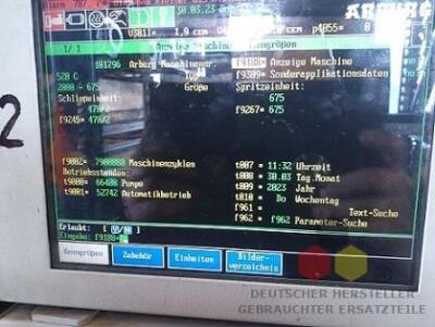 Monitor vormontiert, SN. 158.719 (Display SN. 190.418), Arburg Selogica ...