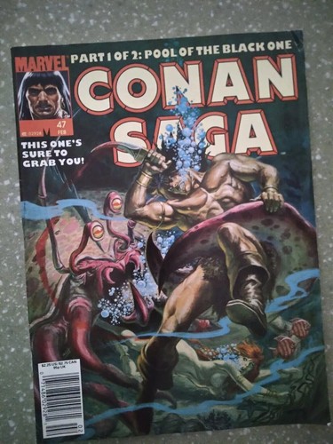 Comic Magazine the Conan Barbarian Saga #47 Pool Of The Black One ...