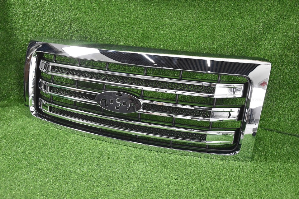 FOR 2009-2013 14 FORD F150 F-150 FRONT GRILLE GRILL PLATINUM CHROME 3 ...