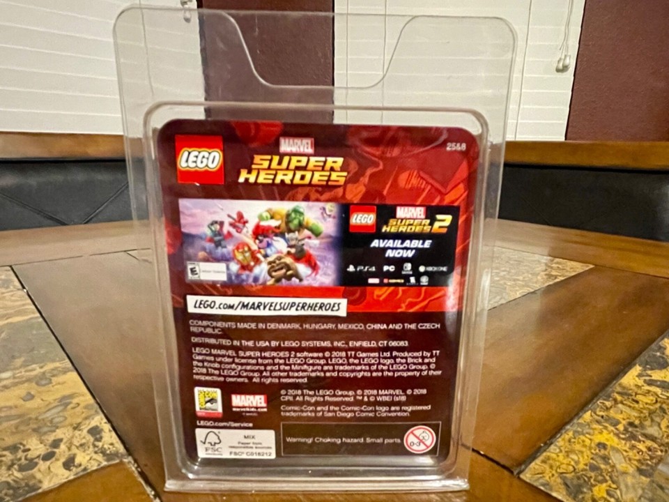 LEGO 2018 MARVEL DEADPOOL SHERIFF MINI FIGURE SDCC ORIGINAL BOX VERY ...