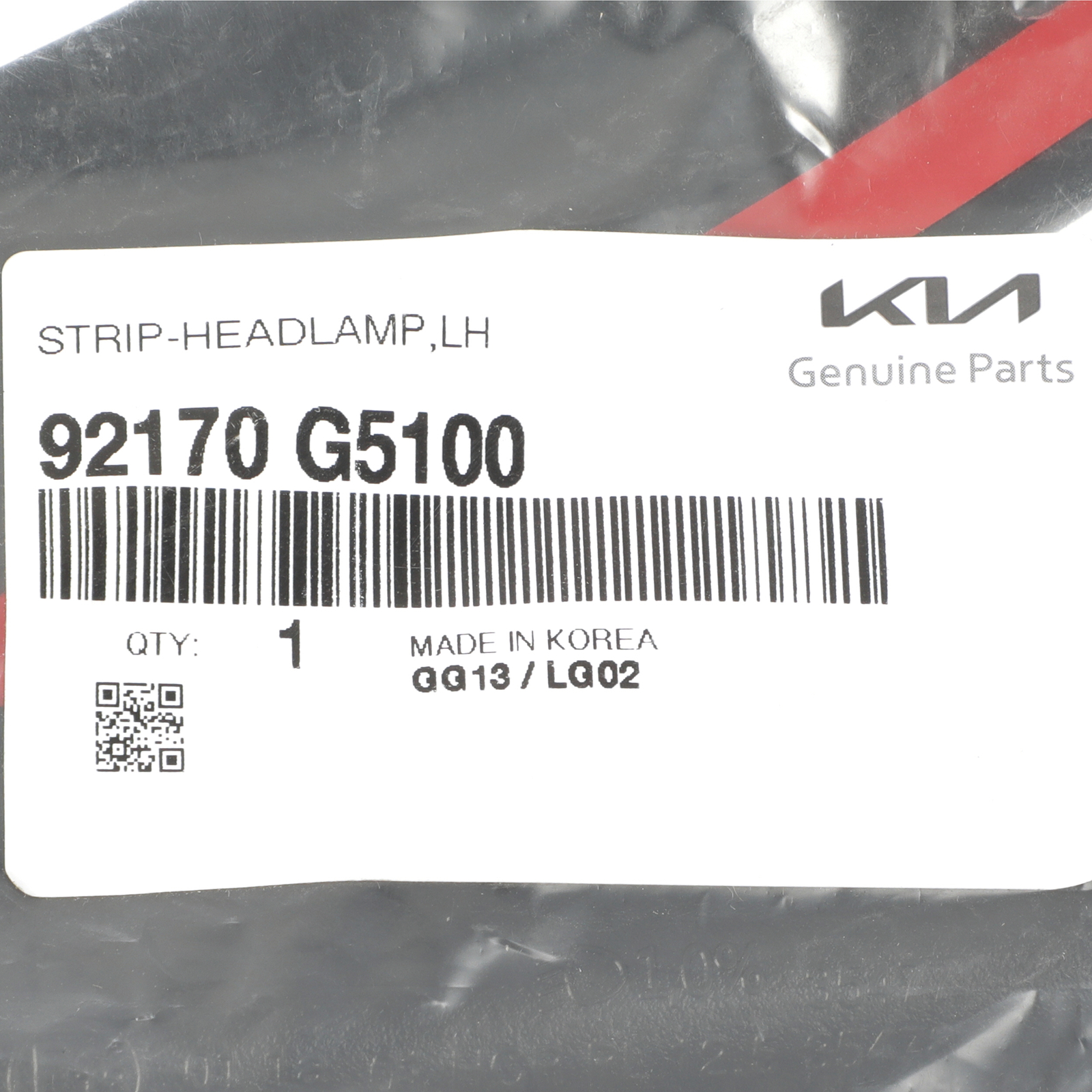 OEM NEW 2017-2021 Kia Niro Niro EV Headlight Seal Strip Driver Side ...