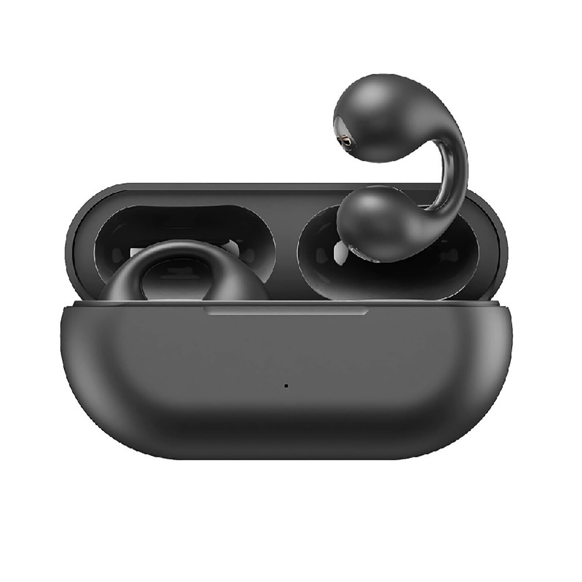 CUFFIE AURICOLARI BLUETOOTH 5.3 TWS ORECCHINO WIRELESS CLIP ORECCHIO ...