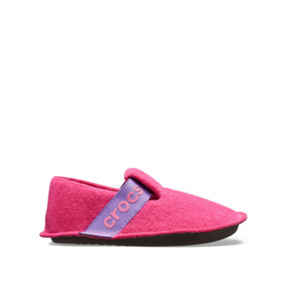 Crocs 205349-CAPI Kids Classic Slippers in Candy Pink - Medium | eBay