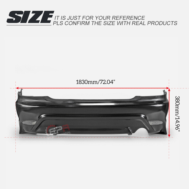 For 98-05 IS200 Altezza SXE10 GXE10 M Style Fiberglass Rear Bumper Body ...