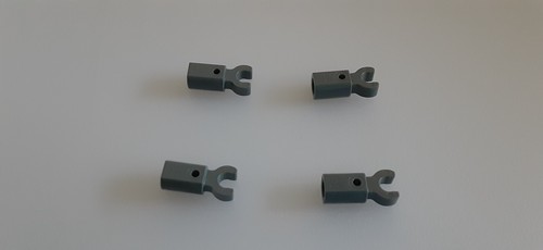 Lego Parts-Bar Holder With Clip (#11090)-Dark Bluish Gray-(4) | eBay