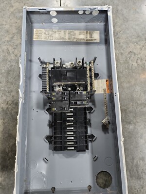 SQUARE D 200A Load Center Main Breaker and other Breakers 120/240V | eBay