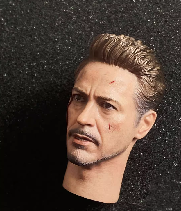 Head Sculpt Figure HT Avengers Endgame Hot Toys 1/6 HT MMS543D33 Iron ...