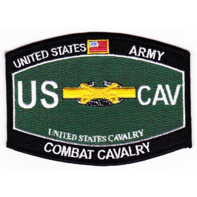US ARMY COMBAT CAVALRY PATCH CROSSED SABERS DRAGOON RECONNAISSANCE ...