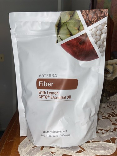 doTERRA Fiber with lemon CPTG Essential Oil 11oz/323g/ 30Servings Exp ...