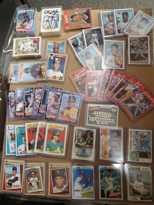 Make Offer Huge 200+Baseball card top loaded & Case Collection 70s 80s ...