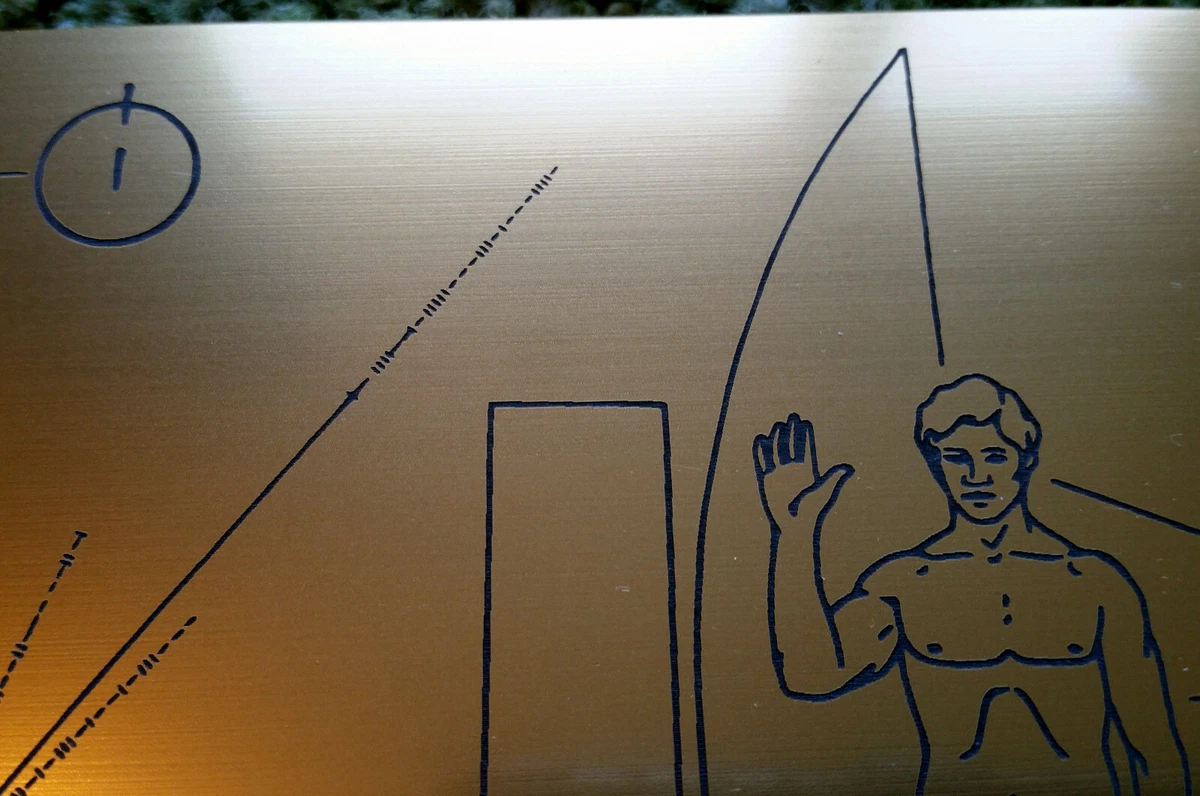 Nasa Pioneer Drawing