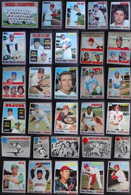 1970 Topps Baseball Cards Complete Your Set U You Pick From List 1-245 ...