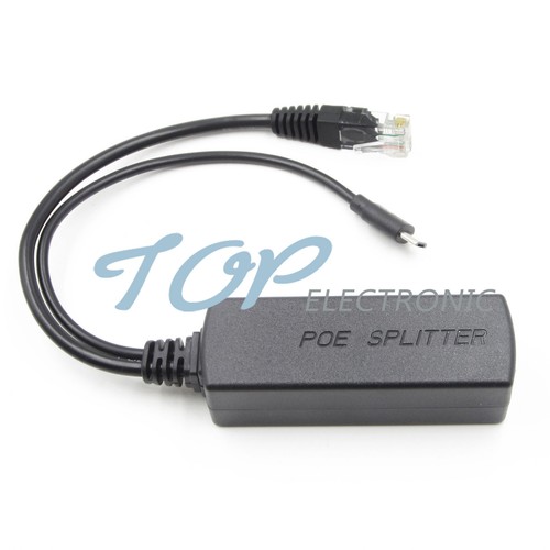 2PCS Micro USB Active POE Splitter Power 48V to 5V 2A for Raspberry pi ...