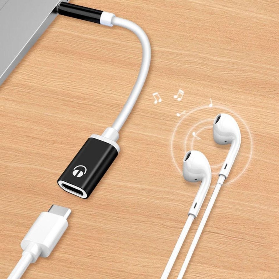 USB 3.1 Type-C Male To 3.5mm Headphone-Earphone Jack-DAC Female Adapter ...