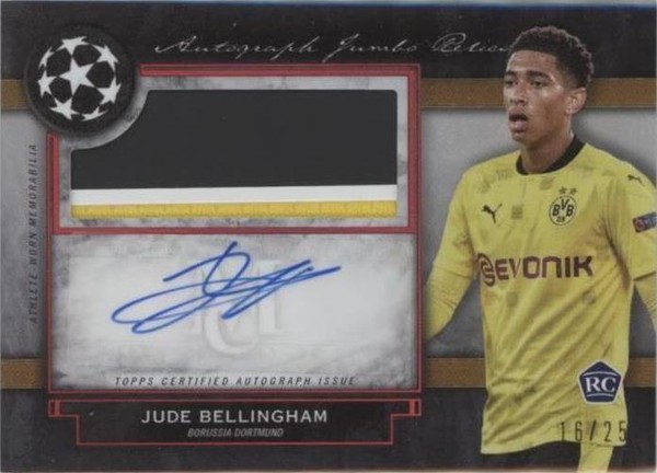 2020-21 Topps Museum Collection UCL - Autograph Jumbo Relics Ruby #AJR ...