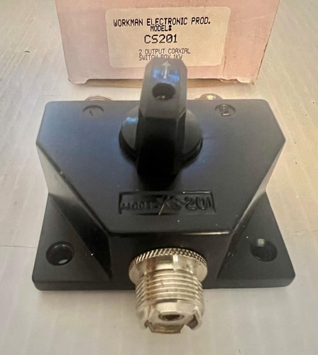 Workman Bandit CS201 2 Way CB Radio Coaxial Antenna Switch Box Brand ...