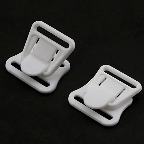 LUORNG 50pcs Nursing Clips Buckles 1/2" White Maternity Breastfeeding ...