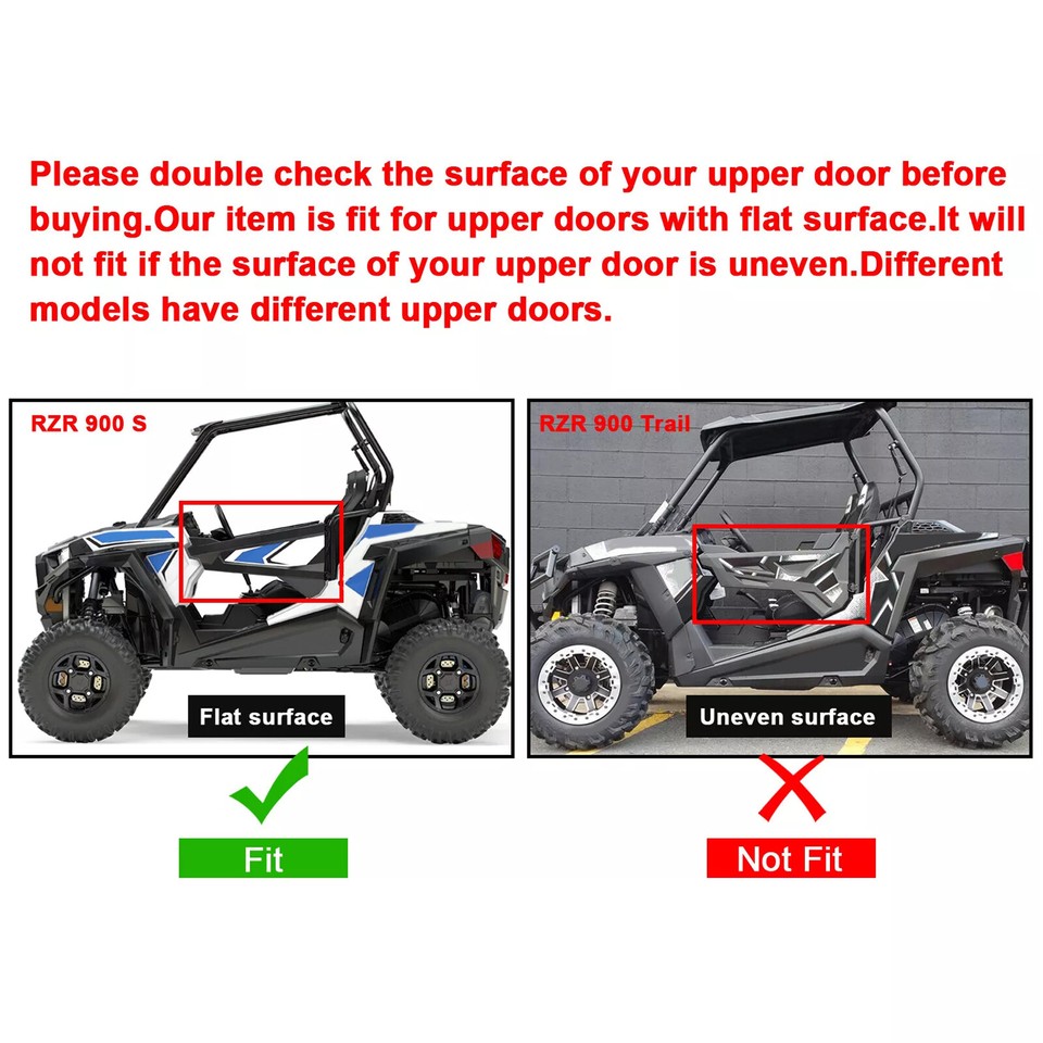 Lower Door Panel Inserts Kit For 2014-2023 Polaris RZR 900 1000 XP S ...