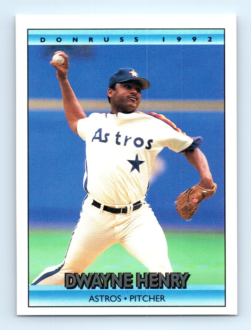 1992 Donruss Dwayne Henry Houston Astros #114 | eBay