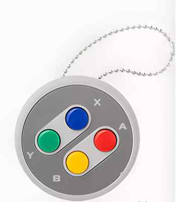 Nintendo Capsule Toy Controller Button Collection 2 Key Chain SNES ABXY ...