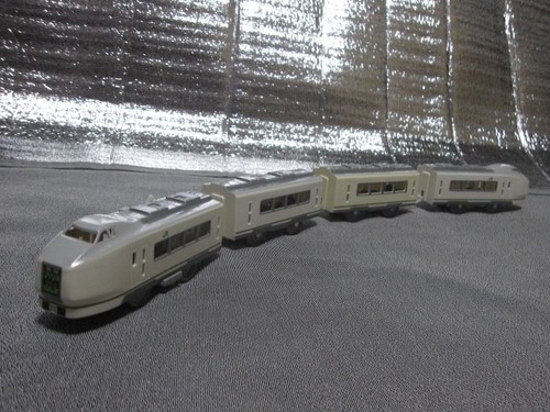 Plarail Super Hitachi E651 Series 4-Car Formation Gray Wheelstokiwa | eBay