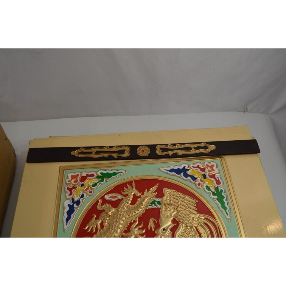 Chinese Asian Dragon Drop Ceiling Tiles Wall Panels Corners x 11 Vtg ...