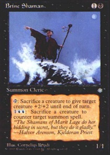 Brine Shaman LP, English MTG Ice Age | eBay