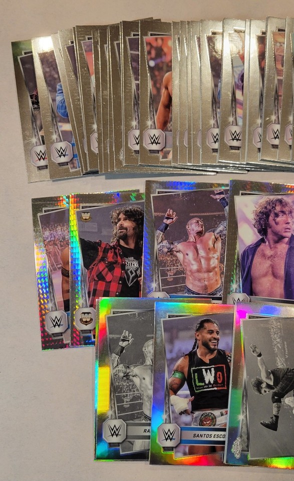 2025 Topps Chrome WWE Base, Refractor & Insert Lot of 75 Cards Complete ...