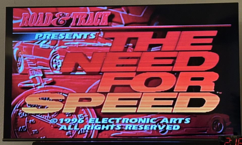 PLAYSTATION 1 - ROAD & TRACK: THE NEED FOR SPEED Game CIB Longbox ...